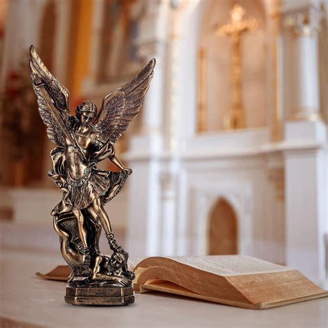 Jual Resin San Miguel Arcangel Statue St Michael Figurine St Michael