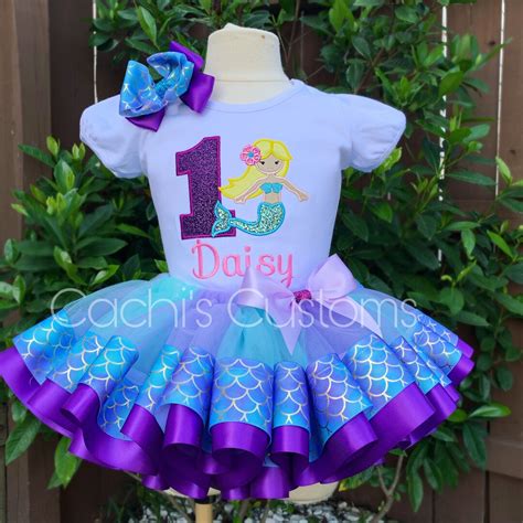 Mermaid Birthday Outfit Mermaid Tutu Outfit Under The Sea Birthday