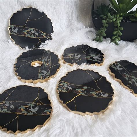 Kintsugi Coaster Etsy