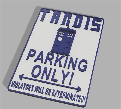 Tardis Parking By Tech Outreach Download Free Stl Model