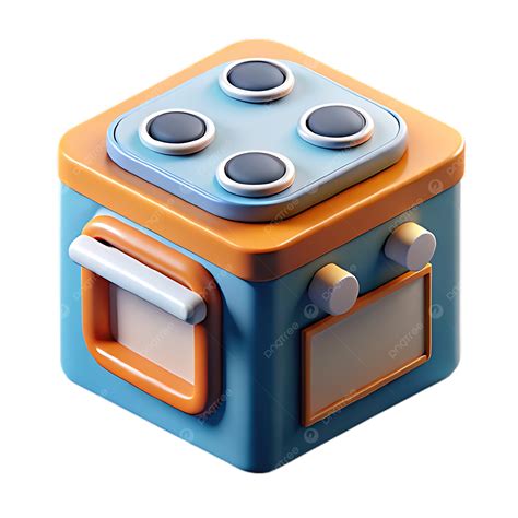 Ícone De Forno 3d Para Eletrodomésticos E Design De Cozinha Png Forno