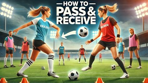 How To Pass And Receive Football Midfield Passing Skills Soccer