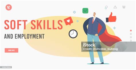 Soft Skill Dan Template Halaman Arahan Ketenagakerjaan Karakter