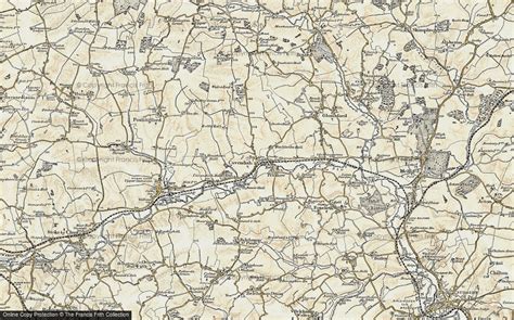 Historic Ordnance Survey Map Of Cavendish 1899 1901