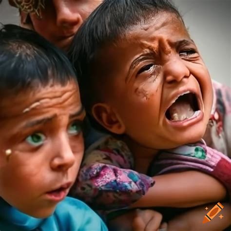 Crying Orphans In Palestine On Craiyon