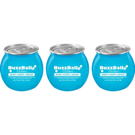 Buy Buzzballz Berry Cherry Limeade Chiller 3 Pack Online Craft City