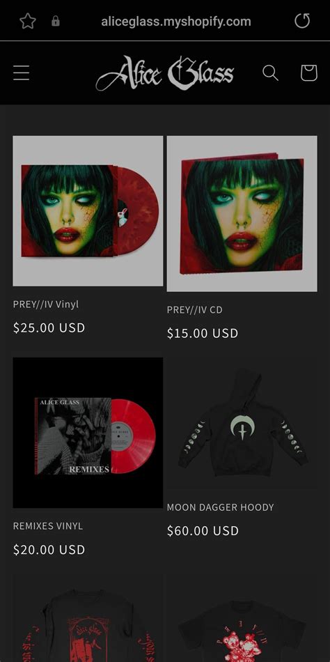 Merch Availabe Rcrystalcastles