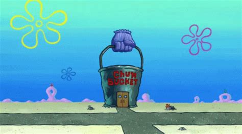 Spongebob Chum Bucket Expolosion GIF GIFDB Com