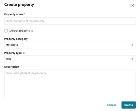 Manage Properties — Apromore Documentation