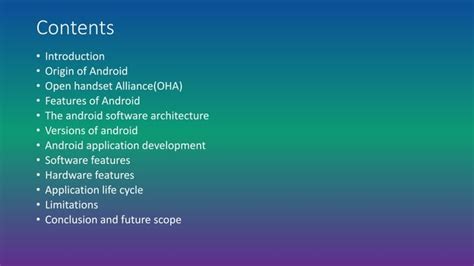 Android Operating System Pptx