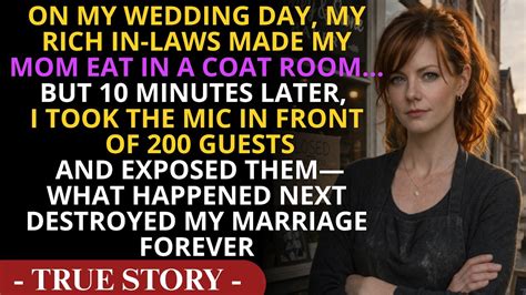 My In Laws Humiliated My Mom At My Wedding So I Spoke Up In Front Of
