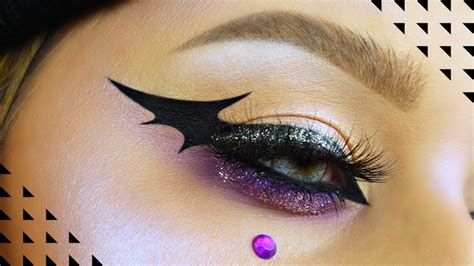 Bat Wing Eyeliner Tutorial 31 Days Of Halloween Youtube