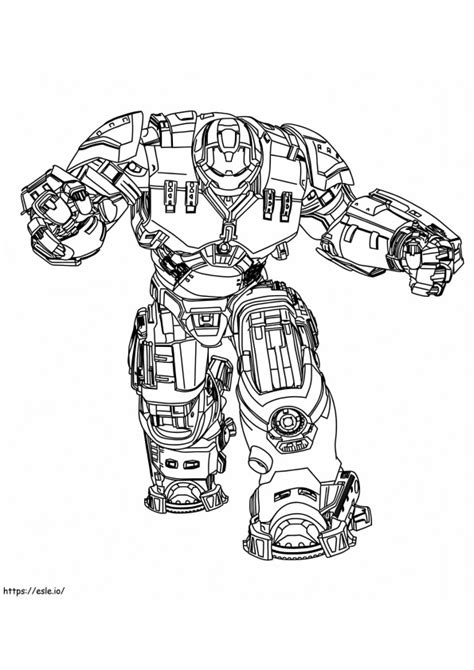 Coloring Hulkbuster