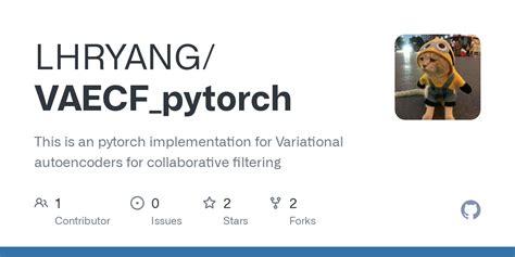 Github Lhryangvaecfpytorch This Is An Pytorch Implementation For