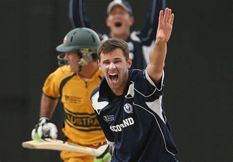 Mens T20 World Cup 2022 Scotland Assistant Coach Craig Wright