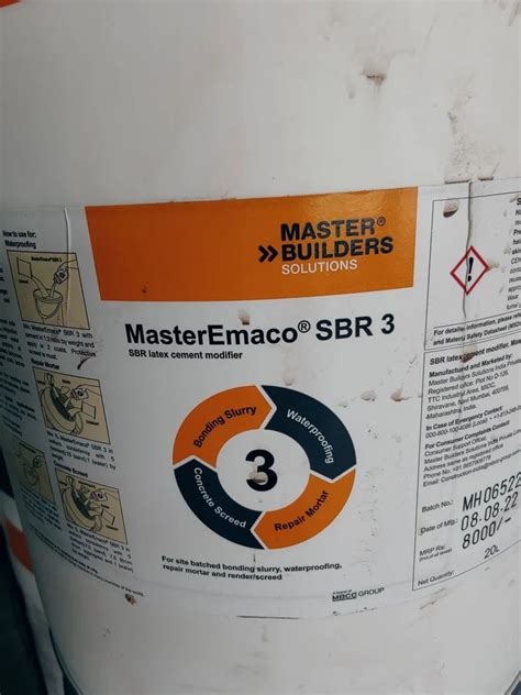 Master Emaco Sbr3 20 Ltr At ₹ 170 Litre In New Delhi Id 27127974233