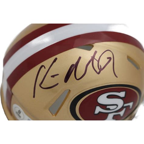 Ken Norton Jr San Francisco 49ers Autographed Mini Helmet Ultimate