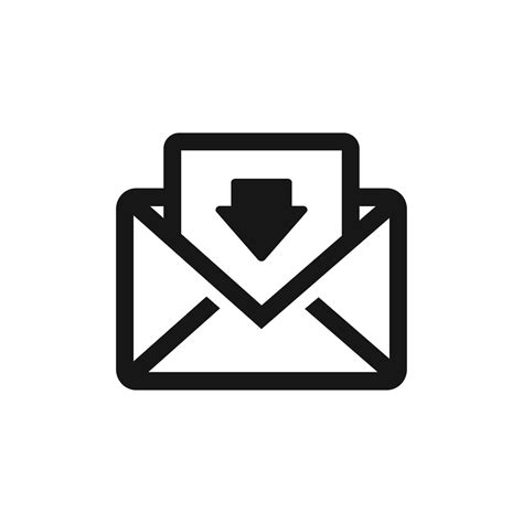 Email Receive Incoming Email Icon 21797255 Vector Art At Vecteezy