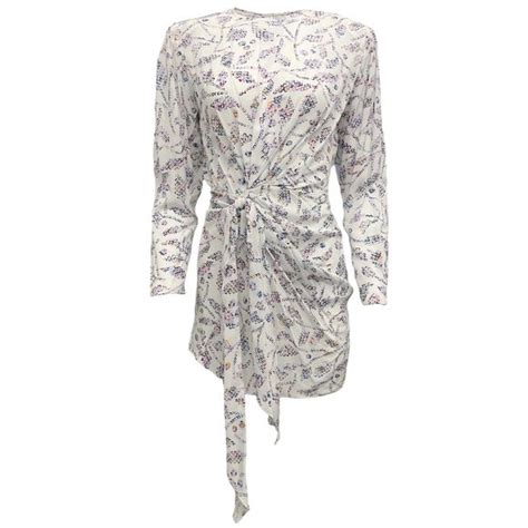 Isabel Marant Dresses Isabel Marant Toile Ivory Dulce Knotted Mini