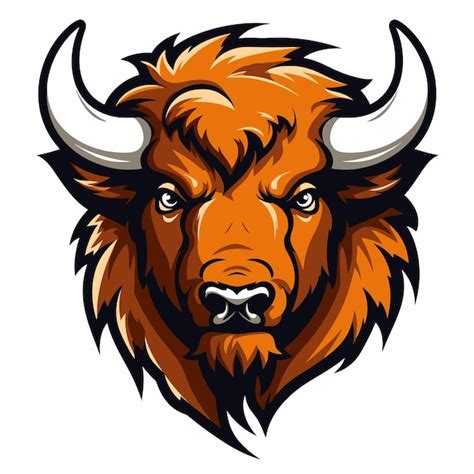 Premium Vector Buffalo Head