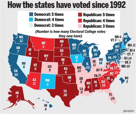 Political Map Of Usa Red And Blue States State Vs Divide Wikipedia