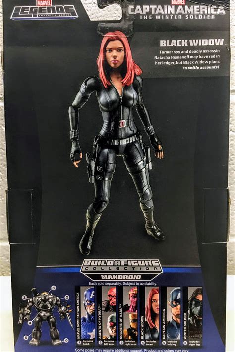 Hasbro Marvel Legends Black Widow Action Figure Icon