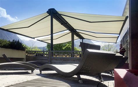 Butterfly Awnings Free Standing Retractable Awning Systems
