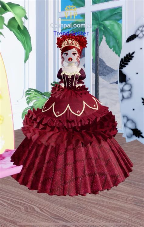 Dress To Impress Queen Of Hearts Outfit ♥️👑👸 Dress To Impress Heart