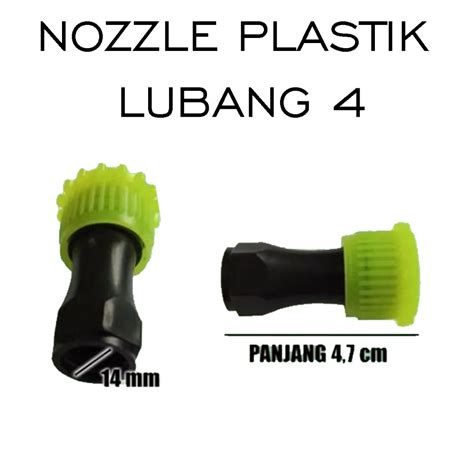 Jual Nozel Plastik Lubang 4 Untuk Sprayer Elektrik Shopee Indonesia