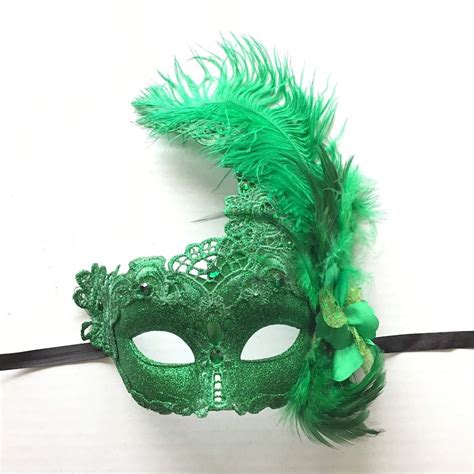 Emerald Green Masquerade Mask Women Masquerade Ball Masks Green Women
