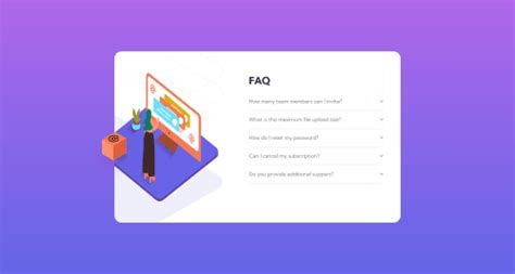 Frontend Mentor Responsive Faq Accordian Card Using Css Flexbox
