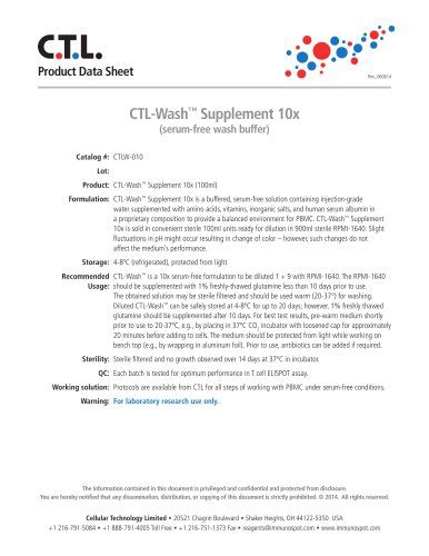 Cellular Technology Limitedのすべてのカタログと技術パンフレット