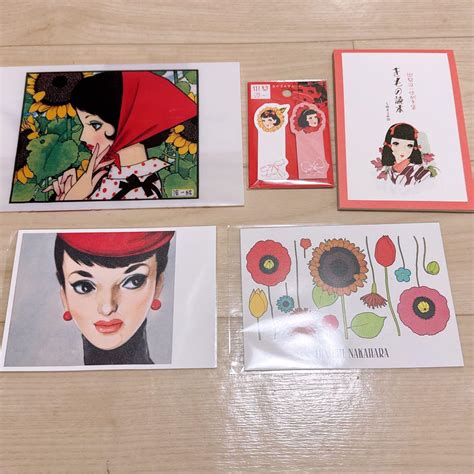 【新品】中原淳一 ポストカード 便箋 クリアファイル まとめ売り メルカリ