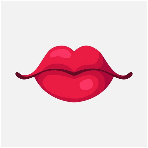 Premium Vector Free Vector Female Red Lips