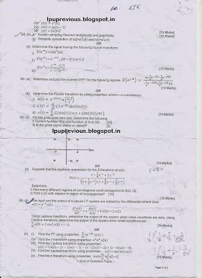 ECE 220 SIGNAL SYSTEMS Previous Question Papers And Ppts SNS ARC