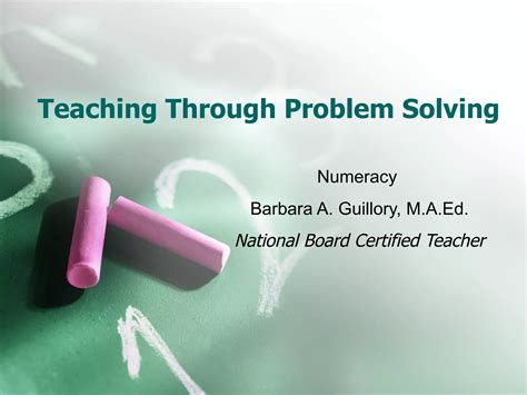 Teaching Through Problem Solving 1 Ppt
