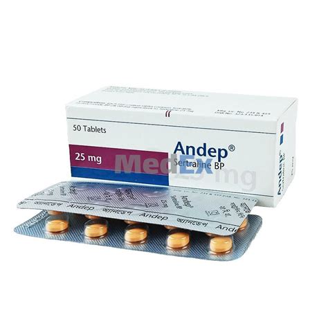 অ্যানডেপ ২৫ মিগ্রা ট্যাবলেট Andep 25 Mg Tablet Healthcare