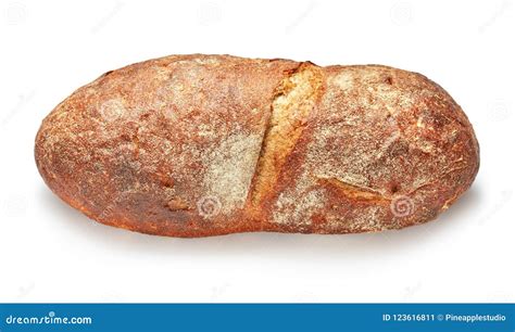 Single Loaf Of Bread Stock Image Image Of White Wheat 123616811