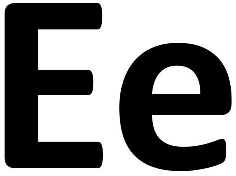 Alphabets E Small Letters Letter Stencils Lettering