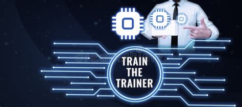 Conceptual Display Train The Trainer Business Idea Identified To Teach
