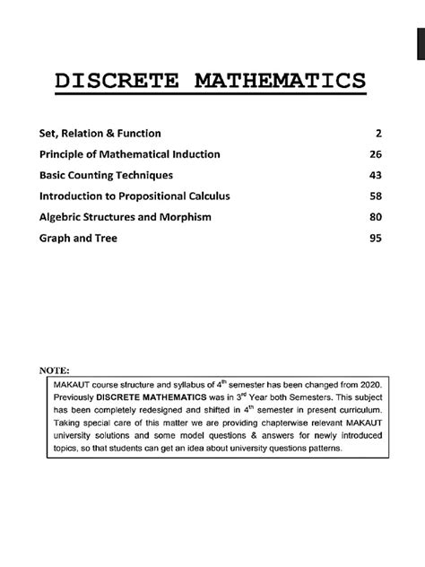 Discreet Math Pdf