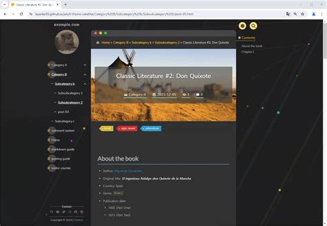 Github Byanko Jekyll Theme Satellite An Emotional And Adorable Blog Theme Powered By Jekyll