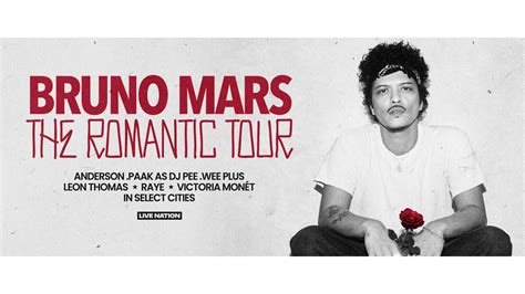 Bruno Mars The Romantic Tour Coming To Massachusetts