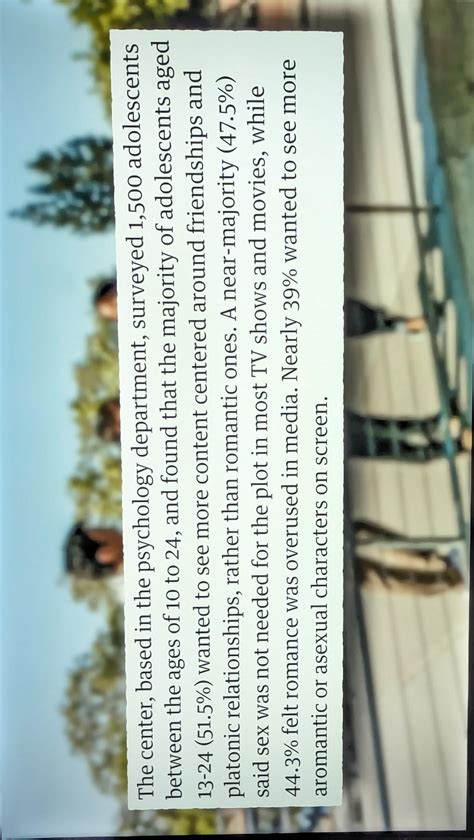 Ucla Surveyed Young Adults 10 24 And Found They Wanted Less Romance And Sex In Tv And Movies What