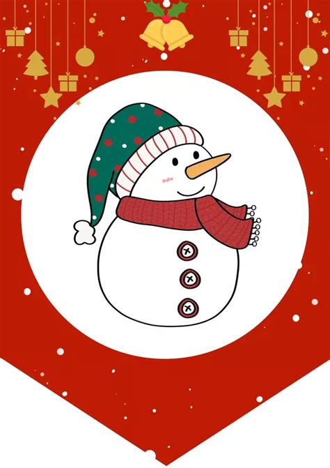 Banderines Navideños Profe Social