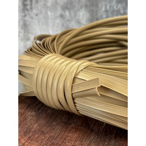 Ротанг полумесяц Кофе с молоком 8мм для плетения купить