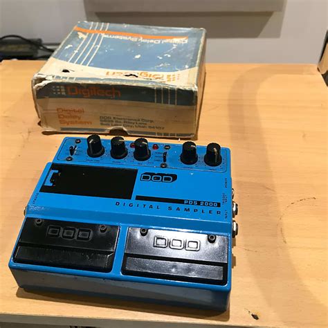 Dod Pds 2000 Delay Sampler 1980s Blue Reverb