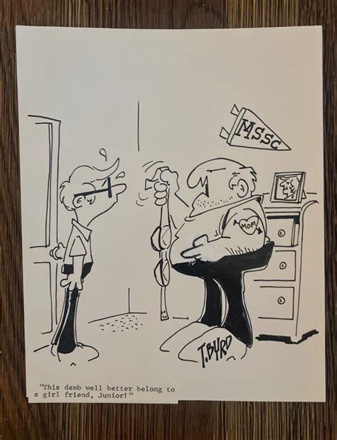 Vintage Original Sex To Sexty Cartoon Art By Art By T Byrd Ebay