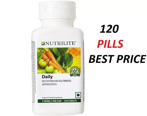 Amway Nutrilite Daily Multivitamin And Multimineral 120 Tabs India Ubuy