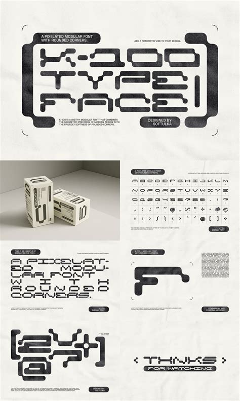 The Future Tech Font Library Pixel Surplus
